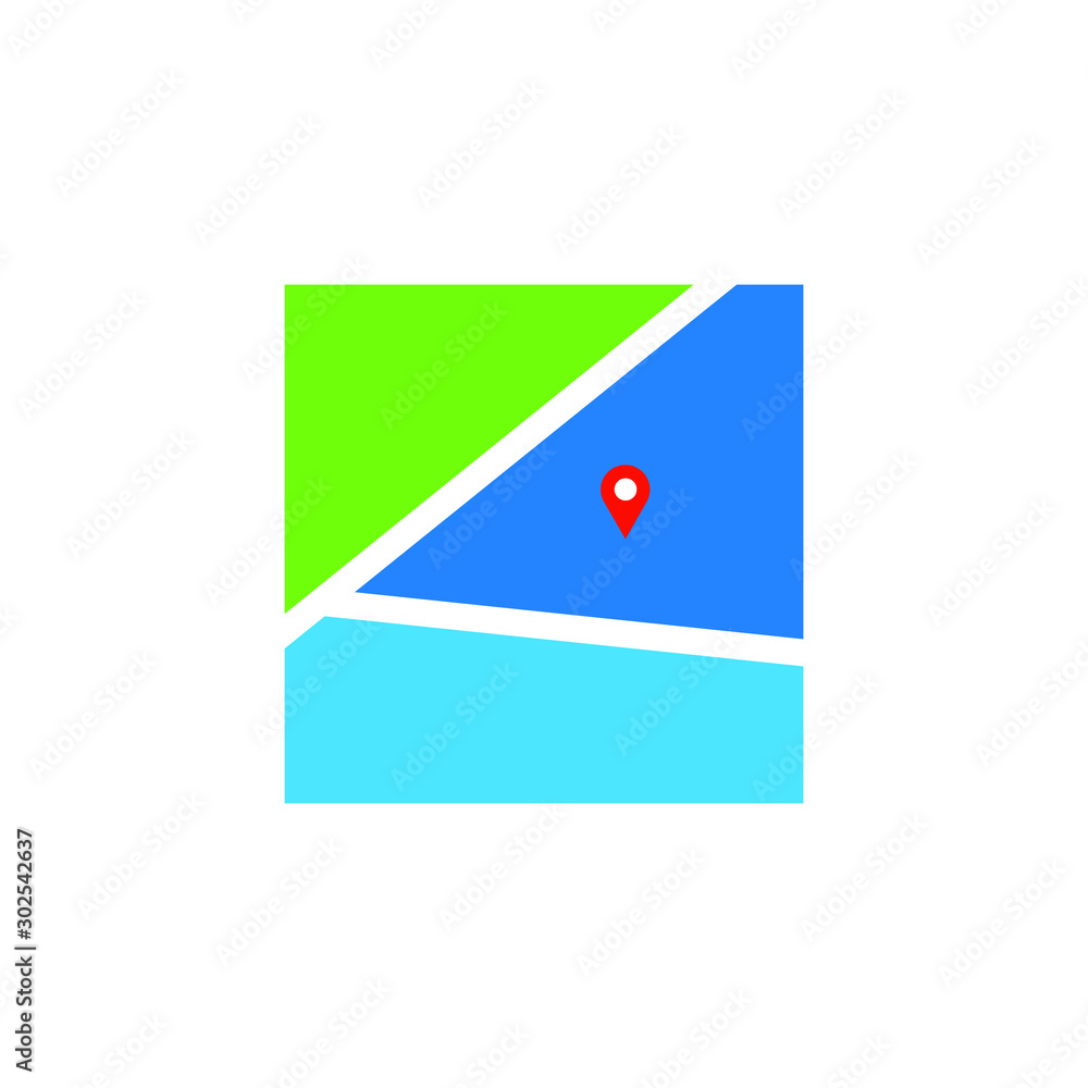 map point, signs, placeholder, maps and location, icon symbol vector ...