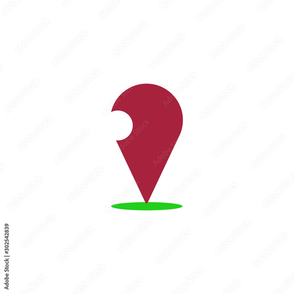 map point, signs, placeholder, maps and location, icon symbol vector ...