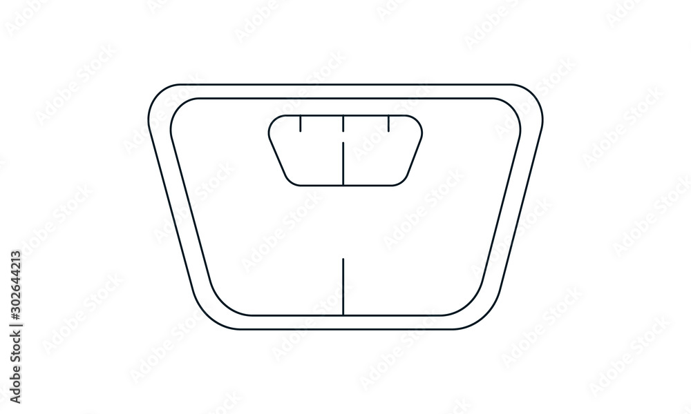 weigher icon weigher balance sign vector image Stock Vector | Adobe Stock