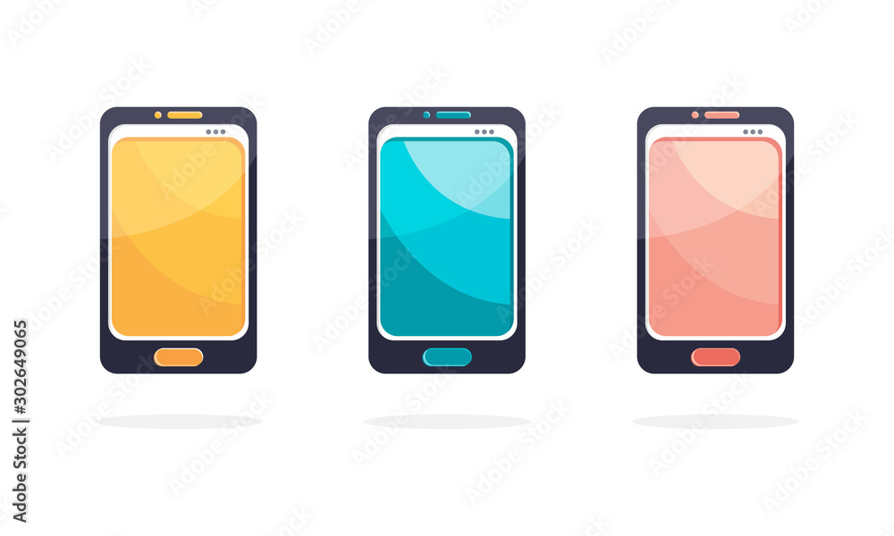 Smartphone Buttons Black