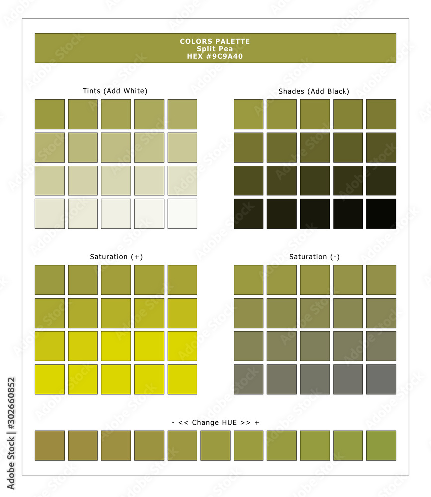 COLORS PALETTE / Split Pea / Spring and Summer 2020 Colors Palette for ...