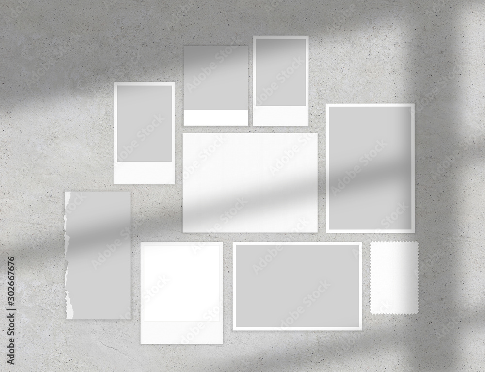moodboard mock up Stock Illustration | Adobe Stock