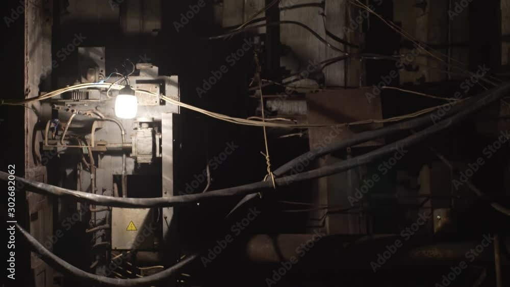 4K Concept view of tunnel electrical wires and pressure seal ...