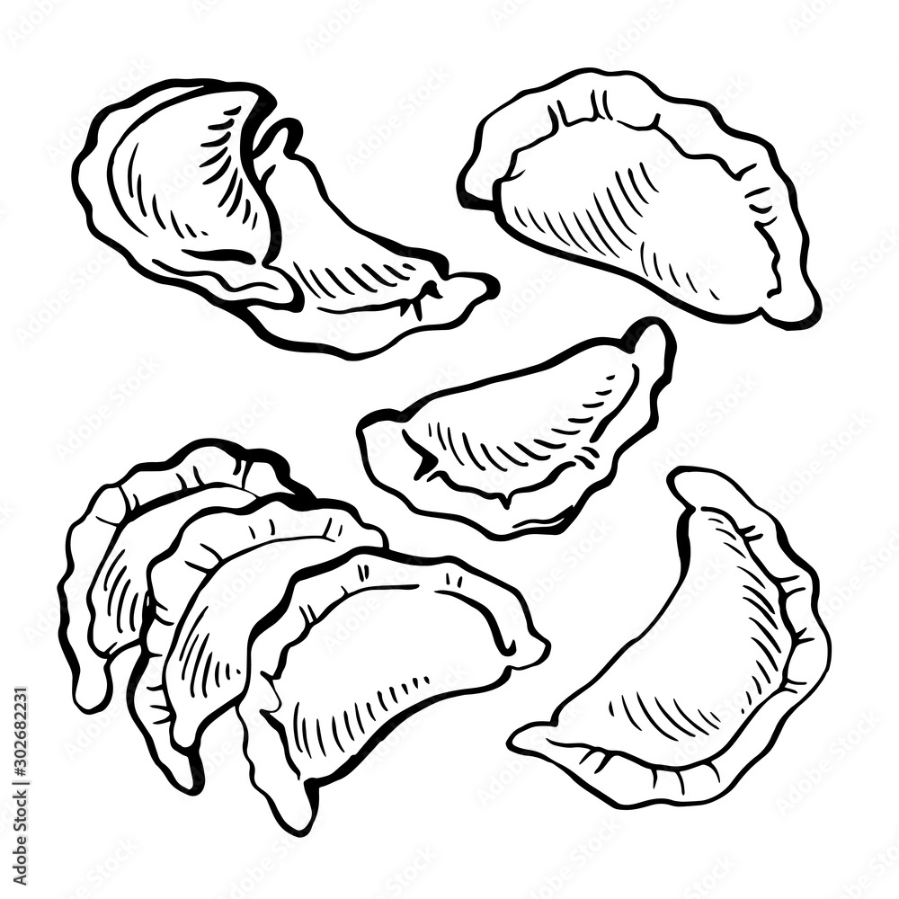 Pierogi Coloring Page Coloring Pages