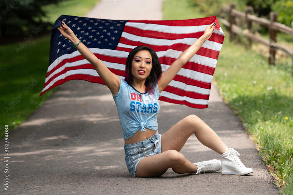 Asian American Flag