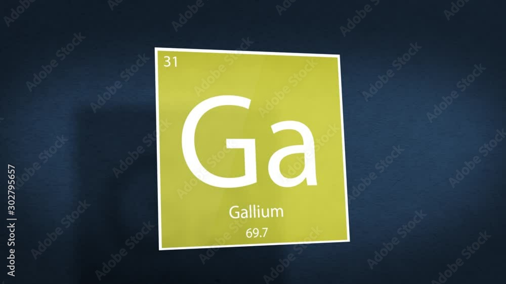 Periodic Table of Elements Cinematic Animated Series - Element Gallium ...