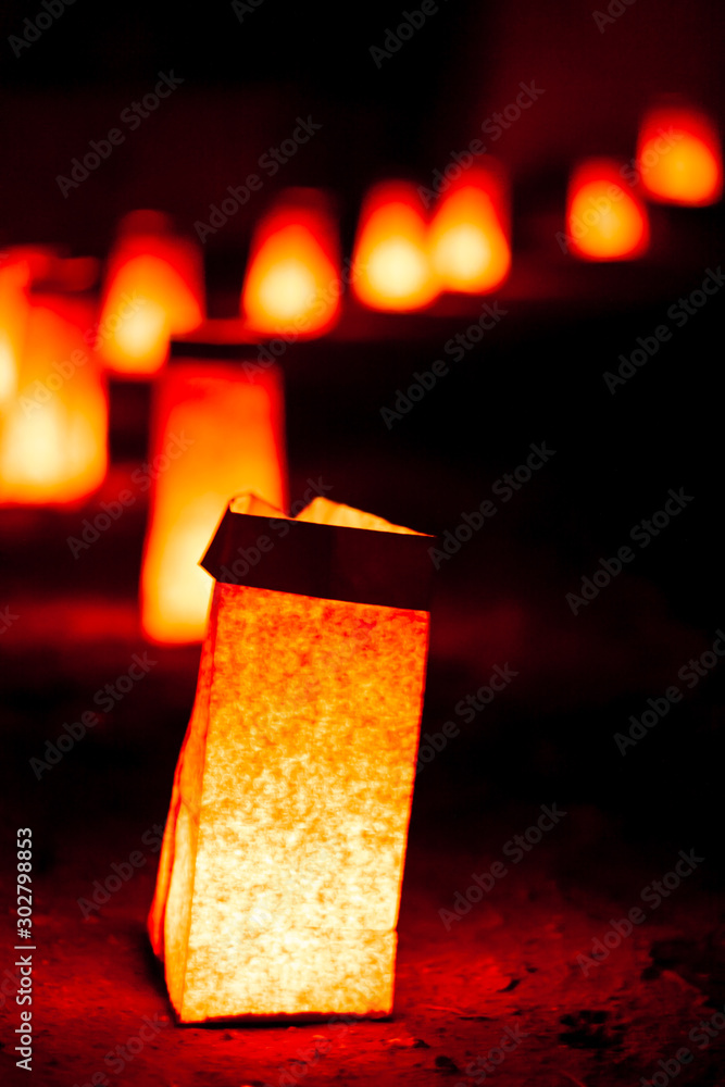 Luminaria celebration Stock Photo | Adobe Stock