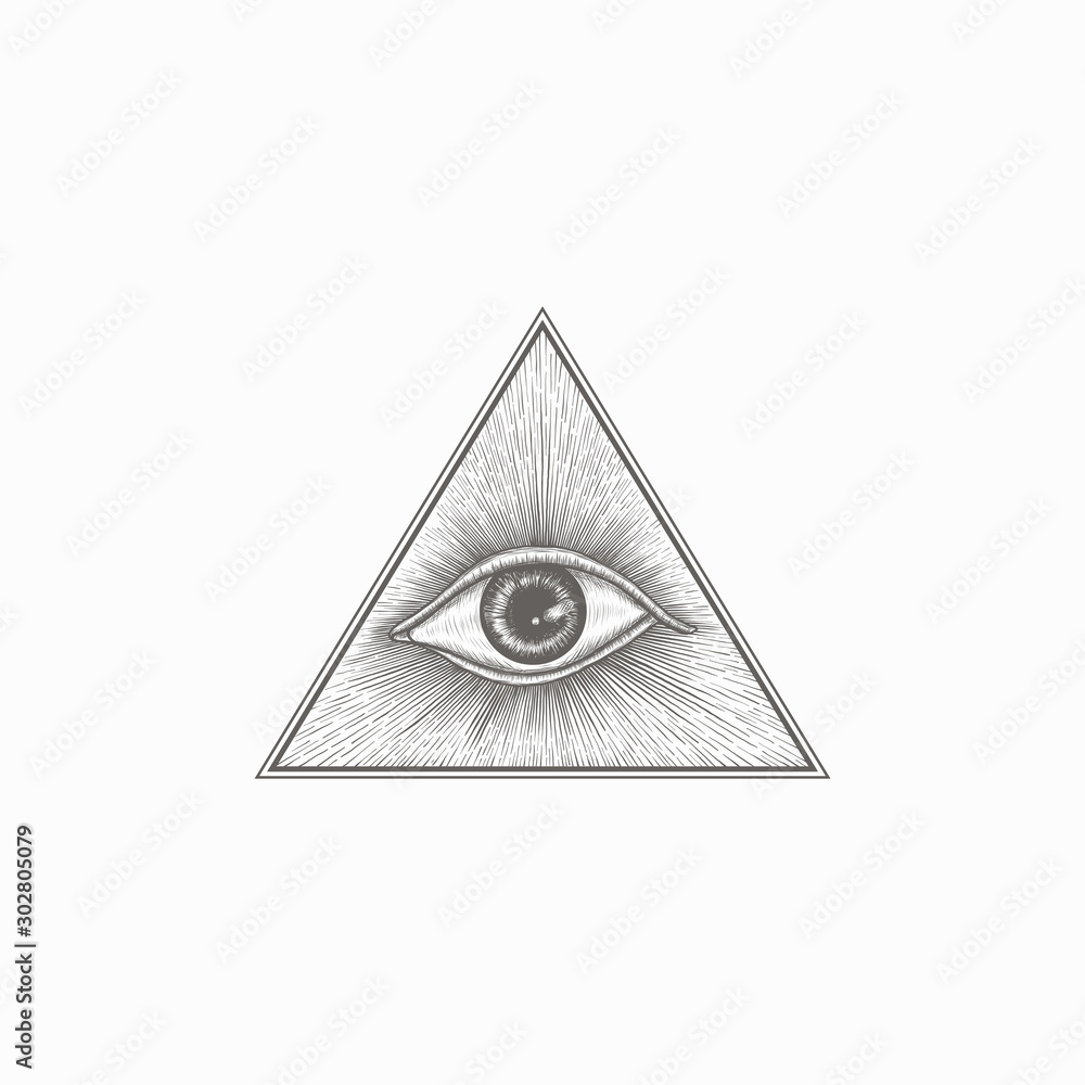 All Seeing Eye Drawing