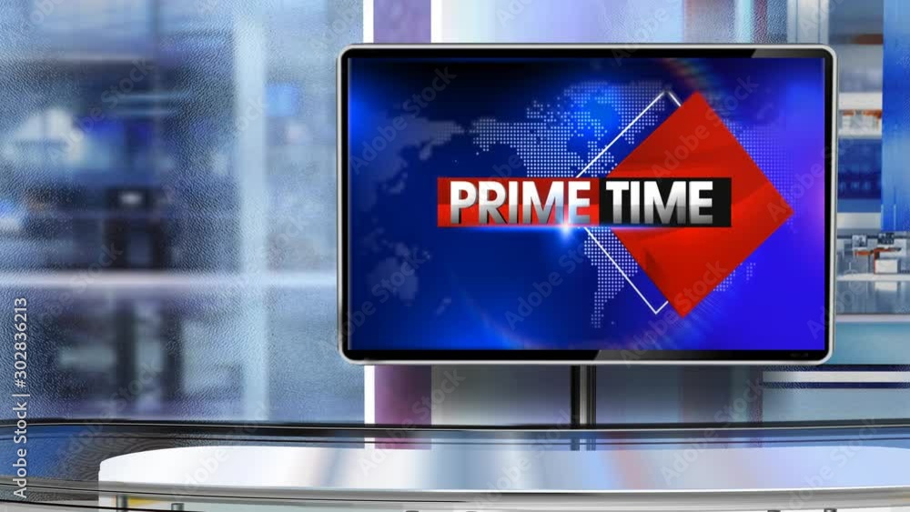 3D rendering Virtual set studio for chroma footage Realize your vision ...