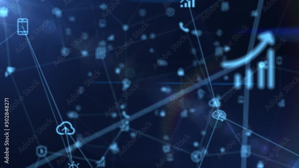 Connecting people on the internet, Social network connections. Stock ...