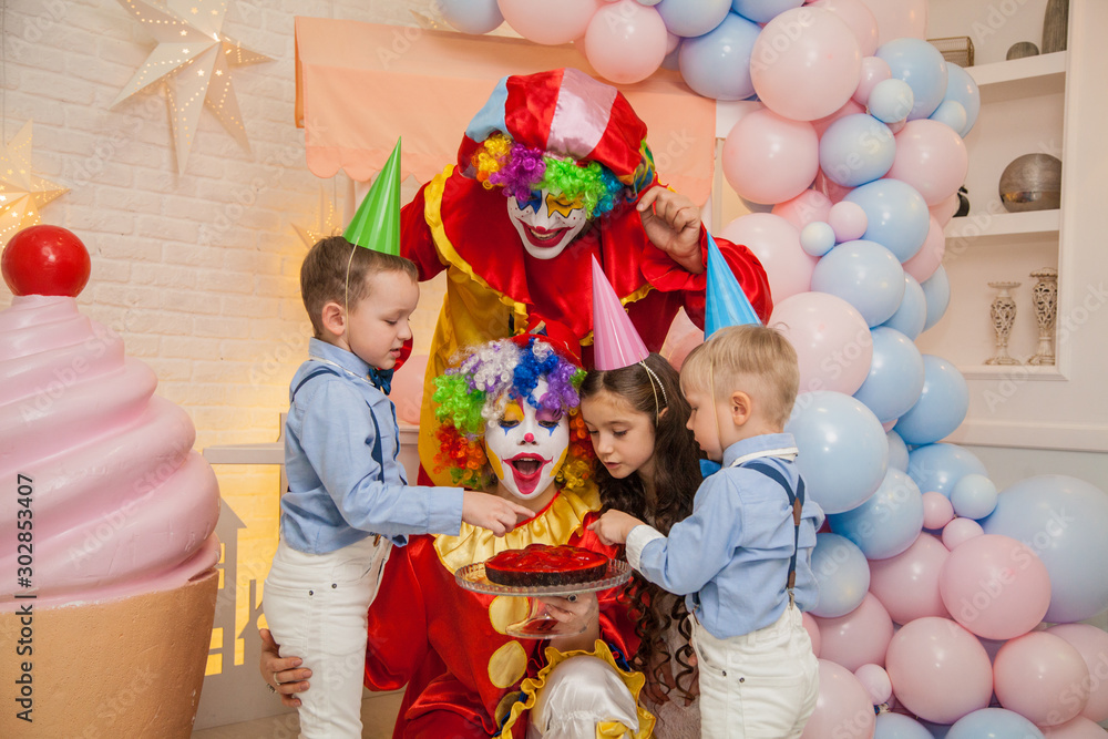 Clowns, holiday, children's holiday, party, birthday, child, childhood ...