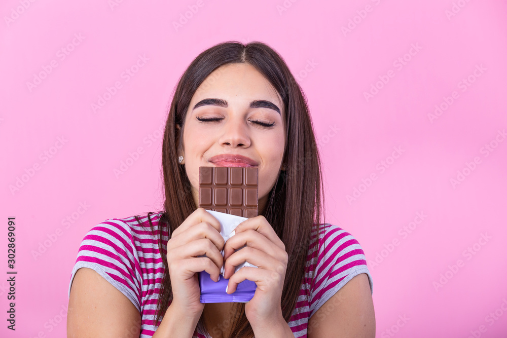Girl Eating Candy Bar