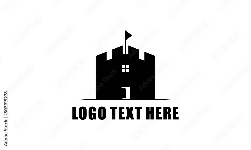 Elegant castle logo designs for creative inspiration Stock Vector ...
