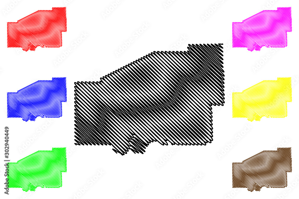 Vetor de Matanuska-Susitna Borough, Alaska (Boroughs and census areas ...