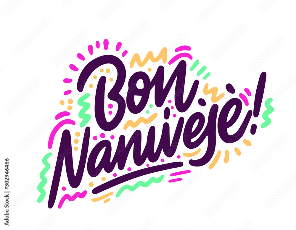 Beautiful greeting card scratched calligraphy text word in Antillean ...