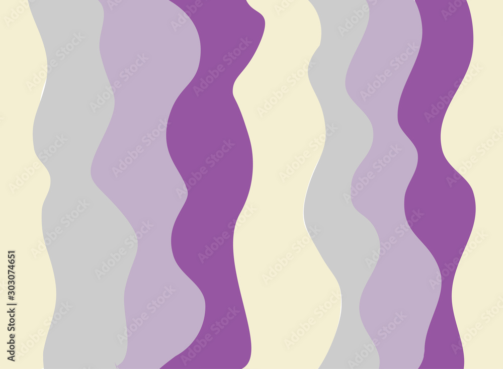 Wave curl pattern vector background fabric textile pastel color ...