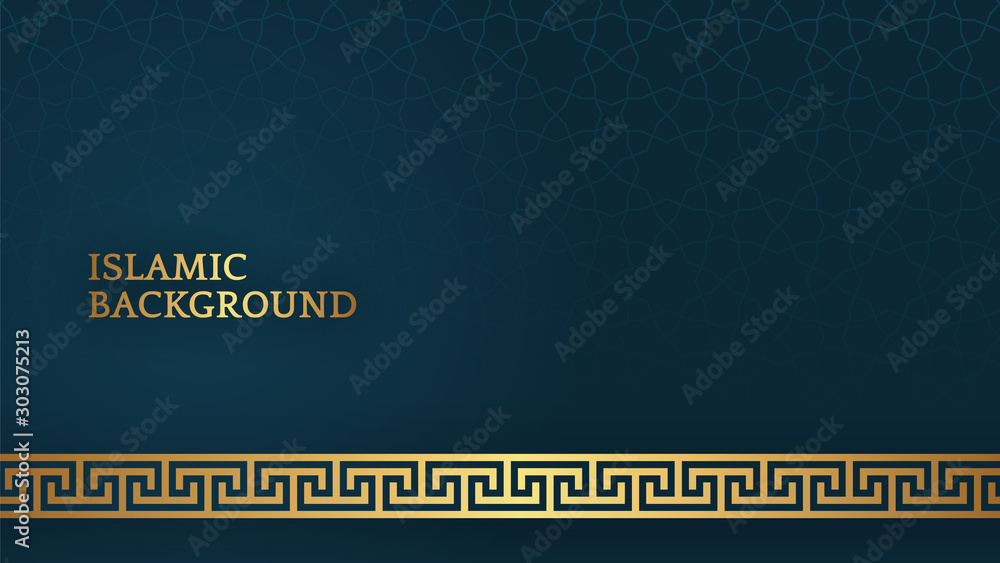 Islamic Arabic Style Luxury Ornament Background with Space for Text ...