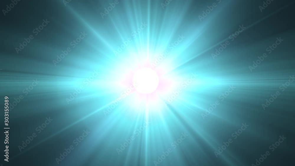 Heaven Light Optical Lens Flare Seamless Looping/ 4k animation of an ...