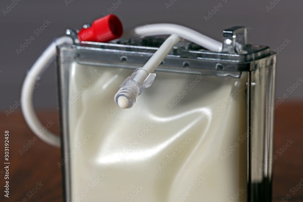 Antiparkinson intestinal infusion gel shown in dispensary cartridge ...