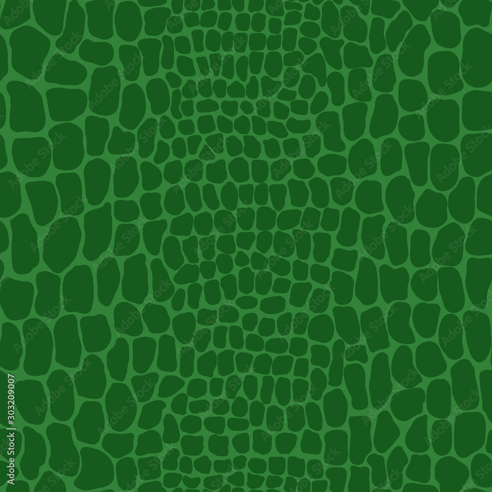 Vector illustration of seamless crocodile skin pattern. Animal print ...