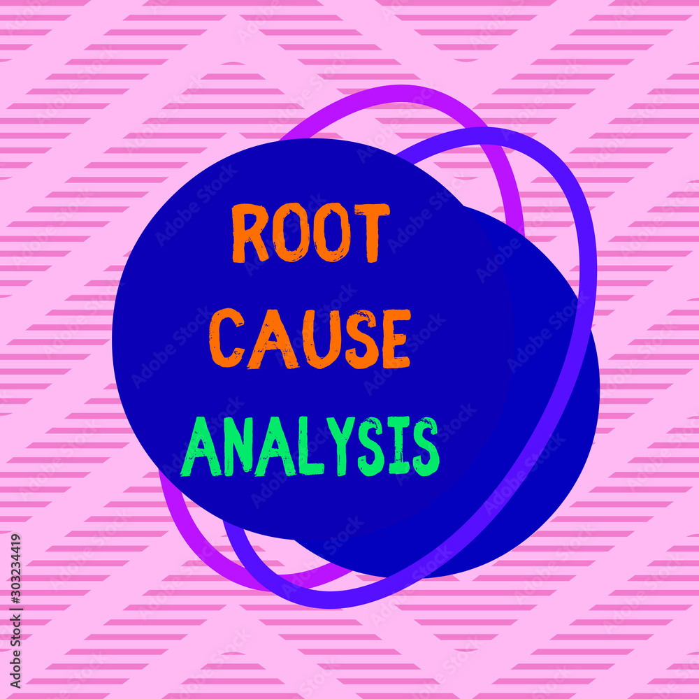 Handwriting text Root Cause Analysis. Conceptual photo Method of ...