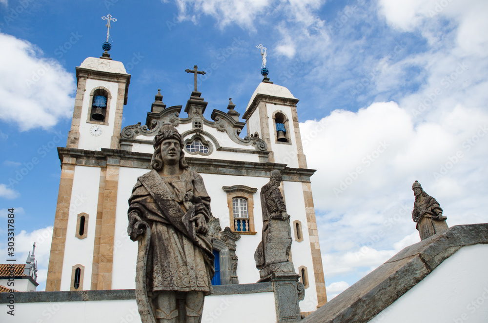 A breathtaking view of Santuário do Bom Jesus de Matosinhos in ...