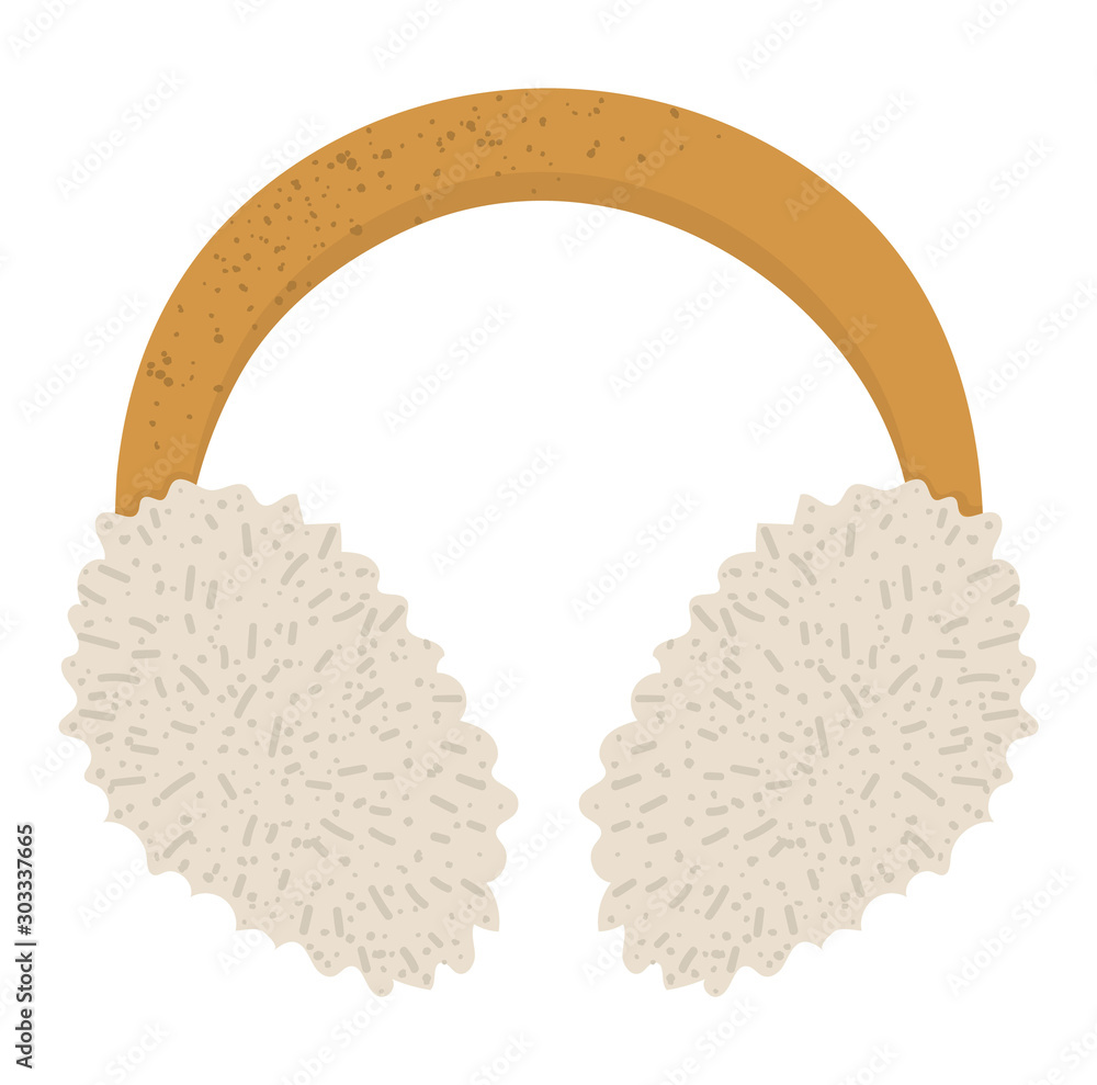 Winter Ear Muffs Vector
