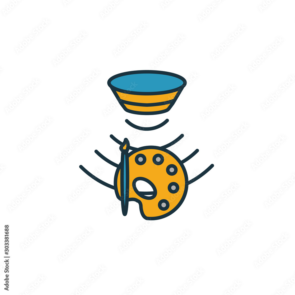 Color Sensor icon. Simple element from sensors icons collection ...