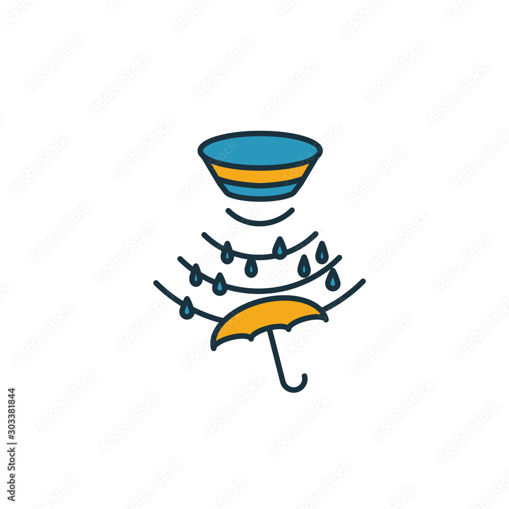 Rain Sensor icon. Simple element from sensors icons collection ...