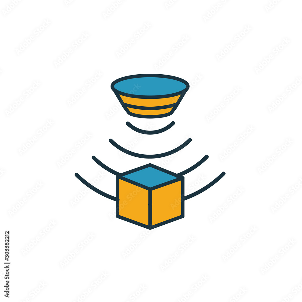 Proximity Sensor icon. Simple element from sensors icons collection ... Proximity Sensor icon. Simple element from sensors icons collection ...