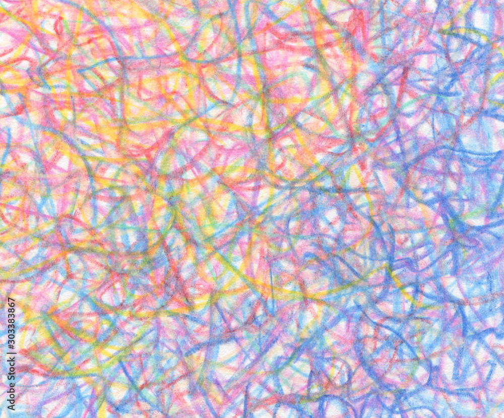 Pencil color scribble texture background. Stock Photo | Adobe Stock