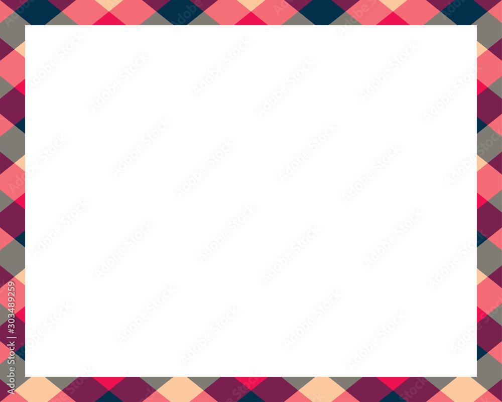 Rectangle borders and Frames vector. Stock Vector | Adobe Stock