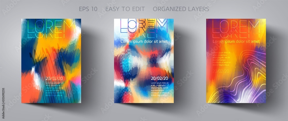 Abstract Background. Poster Template Design. Modern Vector Graphics ...