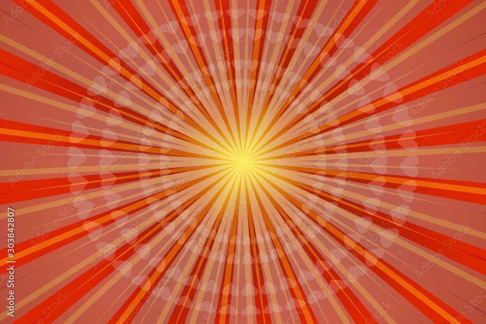 abstract, orange, yellow, illustration, sun, wallpaper, design, light ...