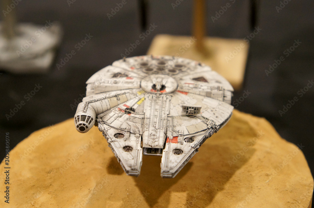 KUALA LUMPUR, MALAYSIA -NOVEMBER 3, 2018: Selected focused scale model ...