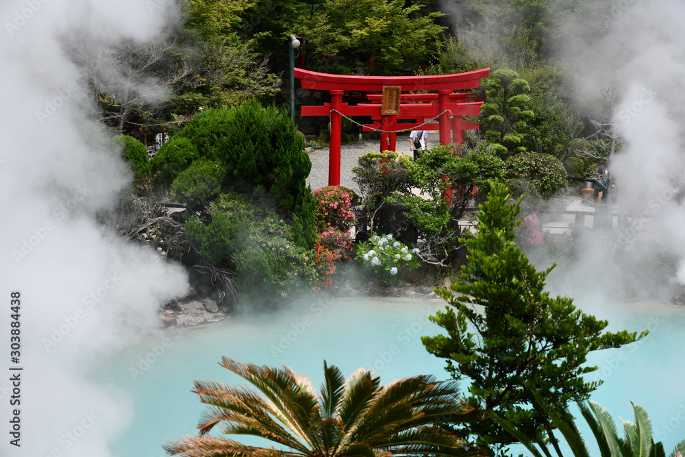 Beppu no Jigoku - Hells of Beppu - Japan foto de Stock | Adobe Stock