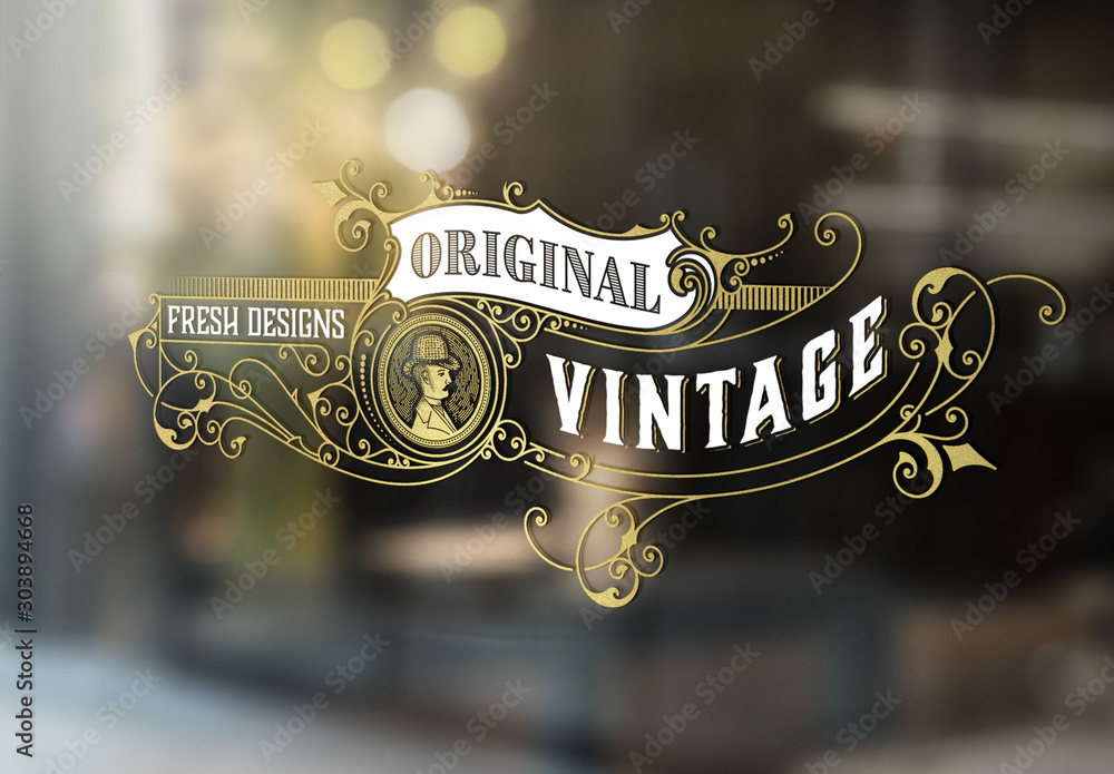 Victorian Vintage Logo Design