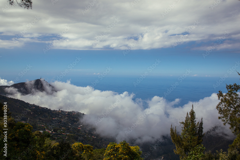 Aerial View from National Park el Avila in Venezuela Caracas. The Avila ...