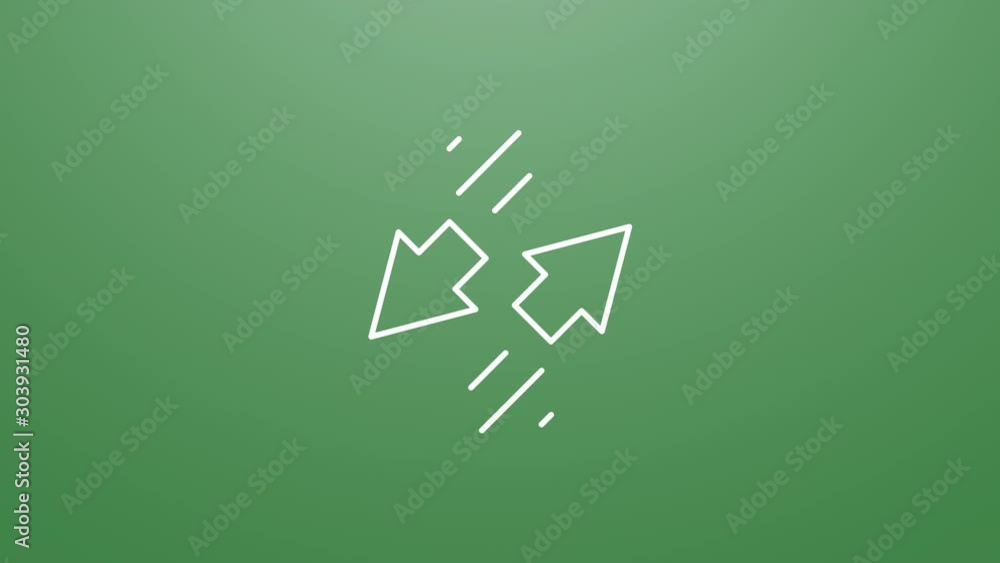 4k animation of transfer icon. Particles animate symbol in composition ...