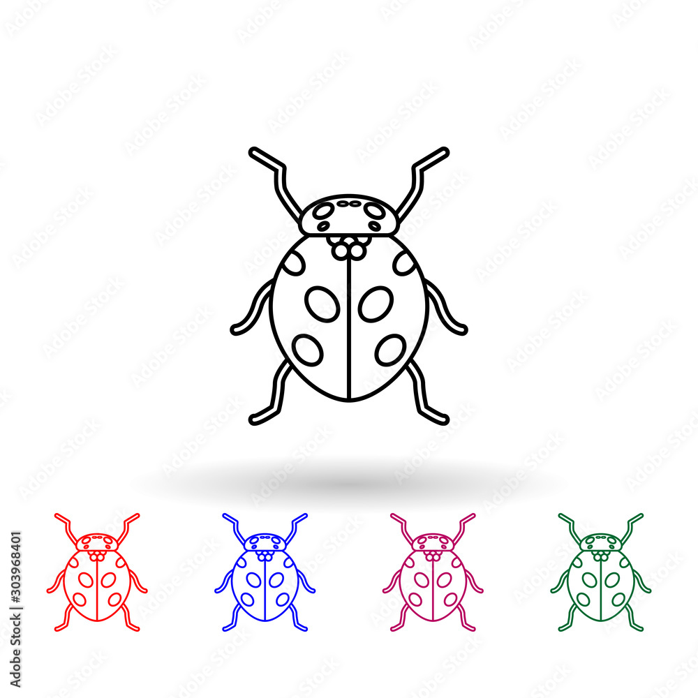 Simple Ladybug Outline