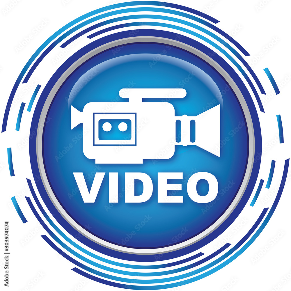video icon Stock Illustration | Adobe Stock