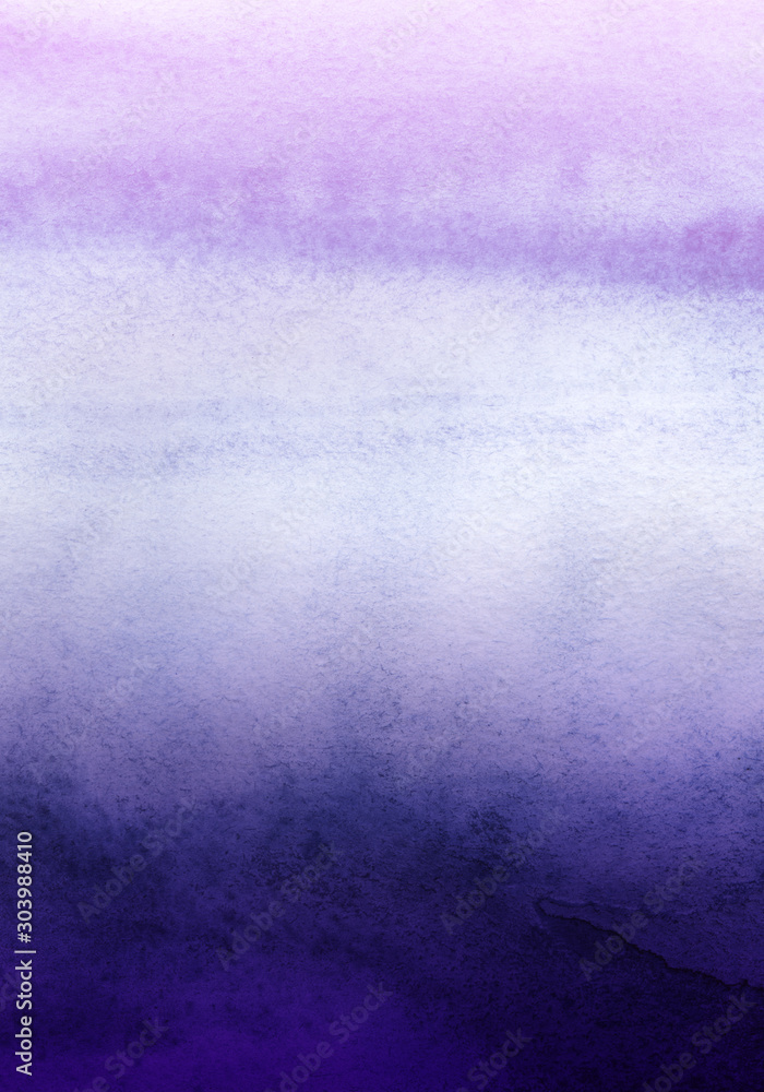 Purple Ombre Watercolor Background