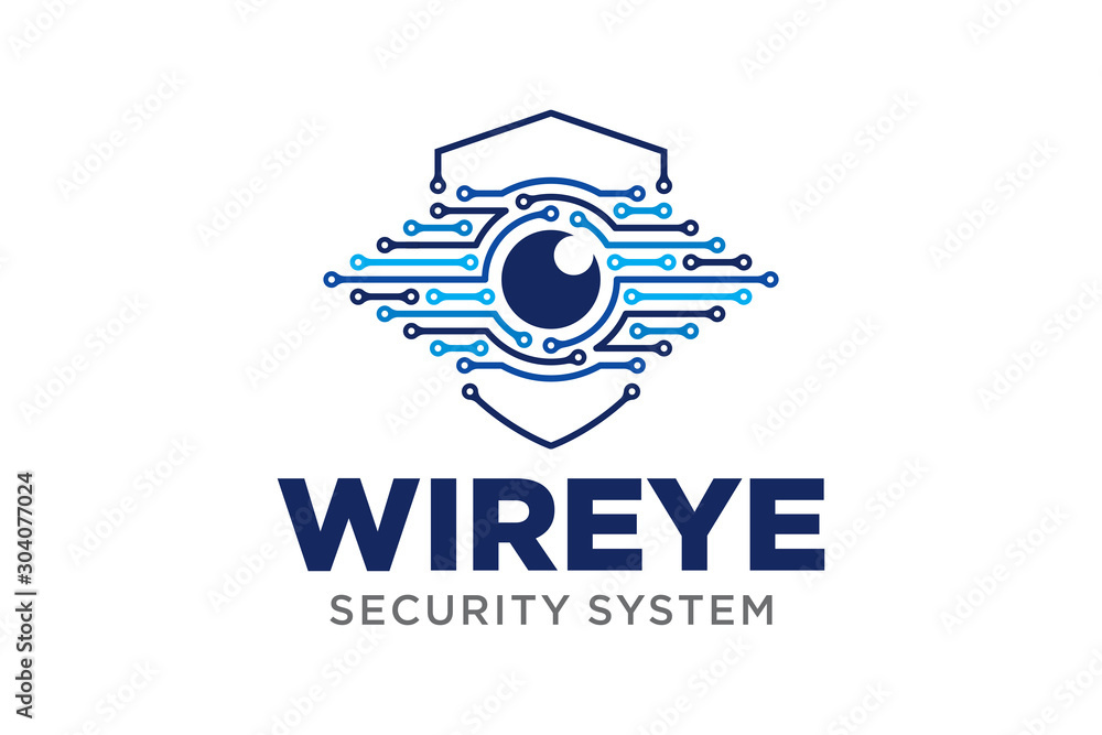 Security Logo Template Full Color Stock Vector | Adobe Stock