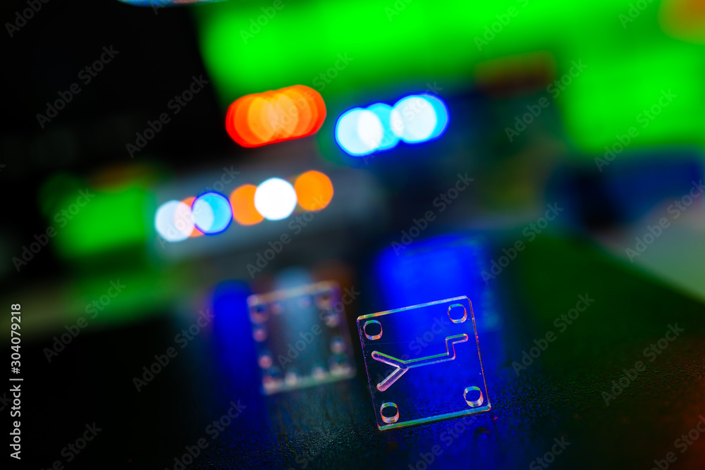 Organ-on-a-chip (OOC) - microfluidic device chip that simulates ...