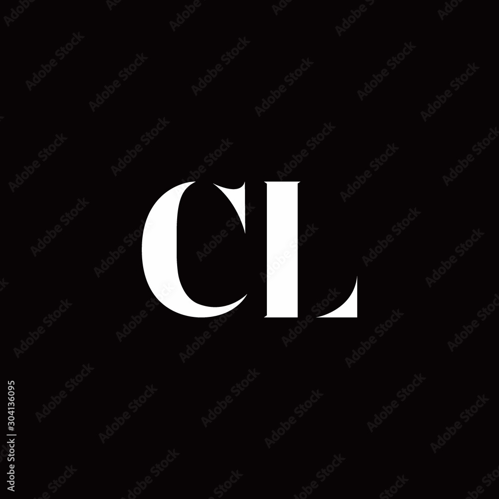 CL Logo Letter Initial Logo Designs Template Stock Vector | Adobe Stock