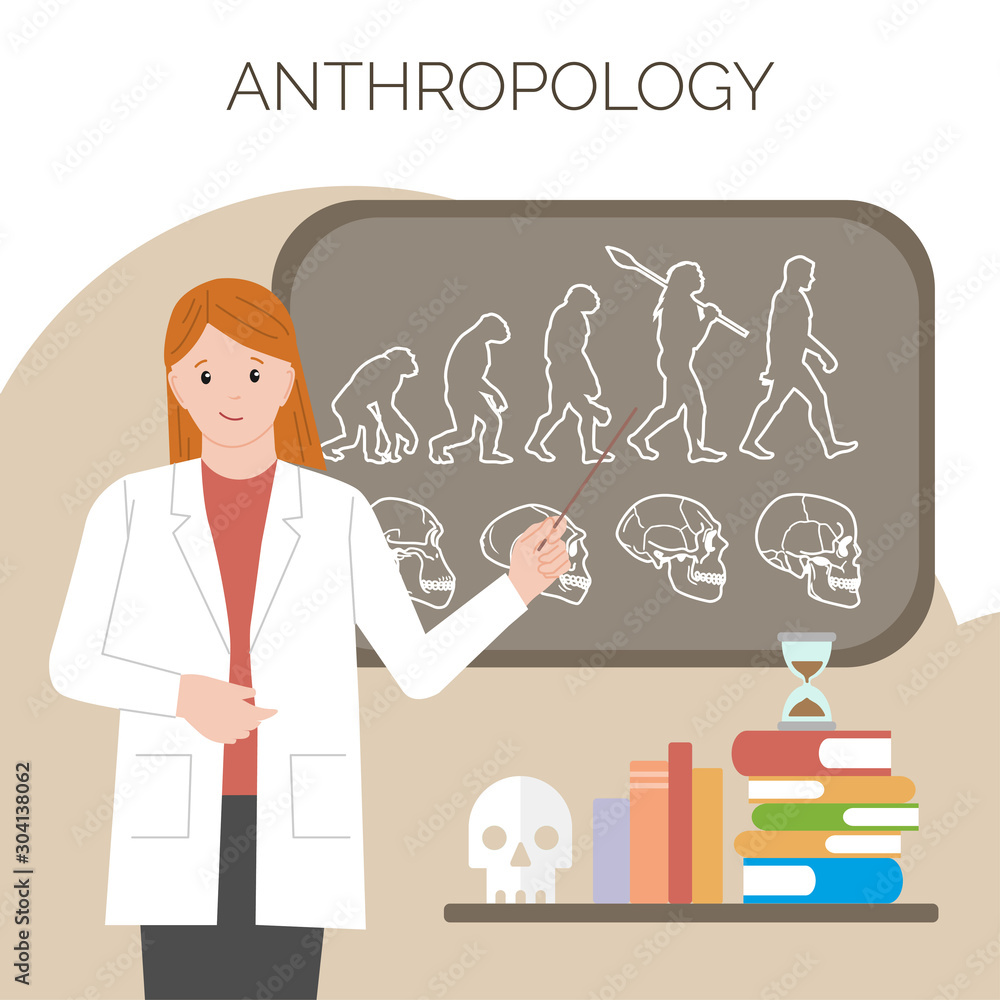 Female anthropologist. International Day of Women and Girls in Science ...