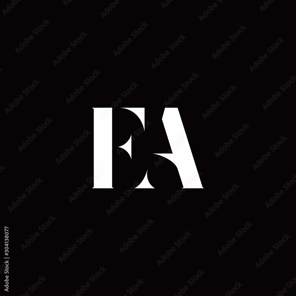FA Logo Letter Initial Logo Designs Template Stock Vector | Adobe Stock