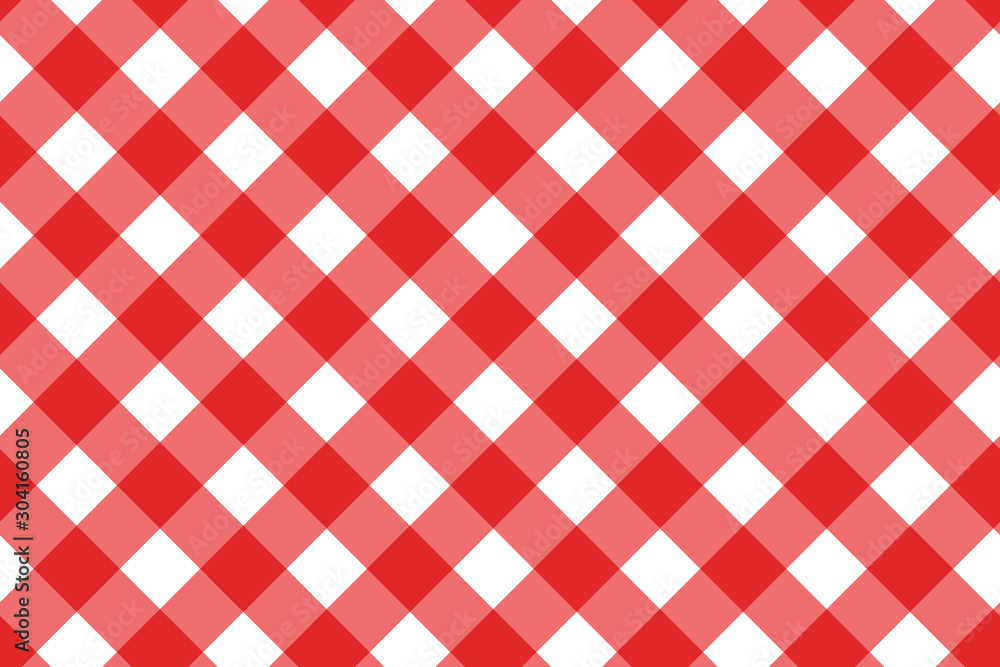 Red and white background. Plaid pattern Stock Illustration | Adobe Stock