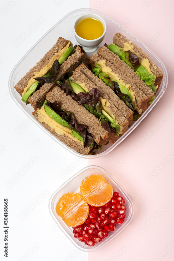 Food in tupperware ready to eat Stock Photo | Adobe Stock