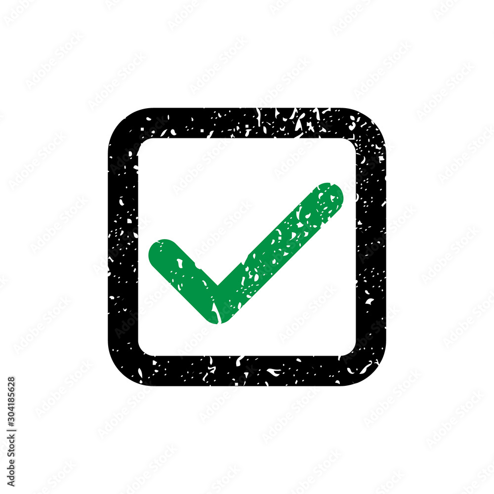 tick sign elements. vector buttons for vote, election choice, check ...